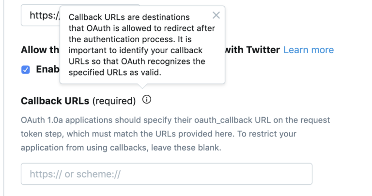 Twitter APIを使うときのCallback URL設定って何だ？ | Orange Forest